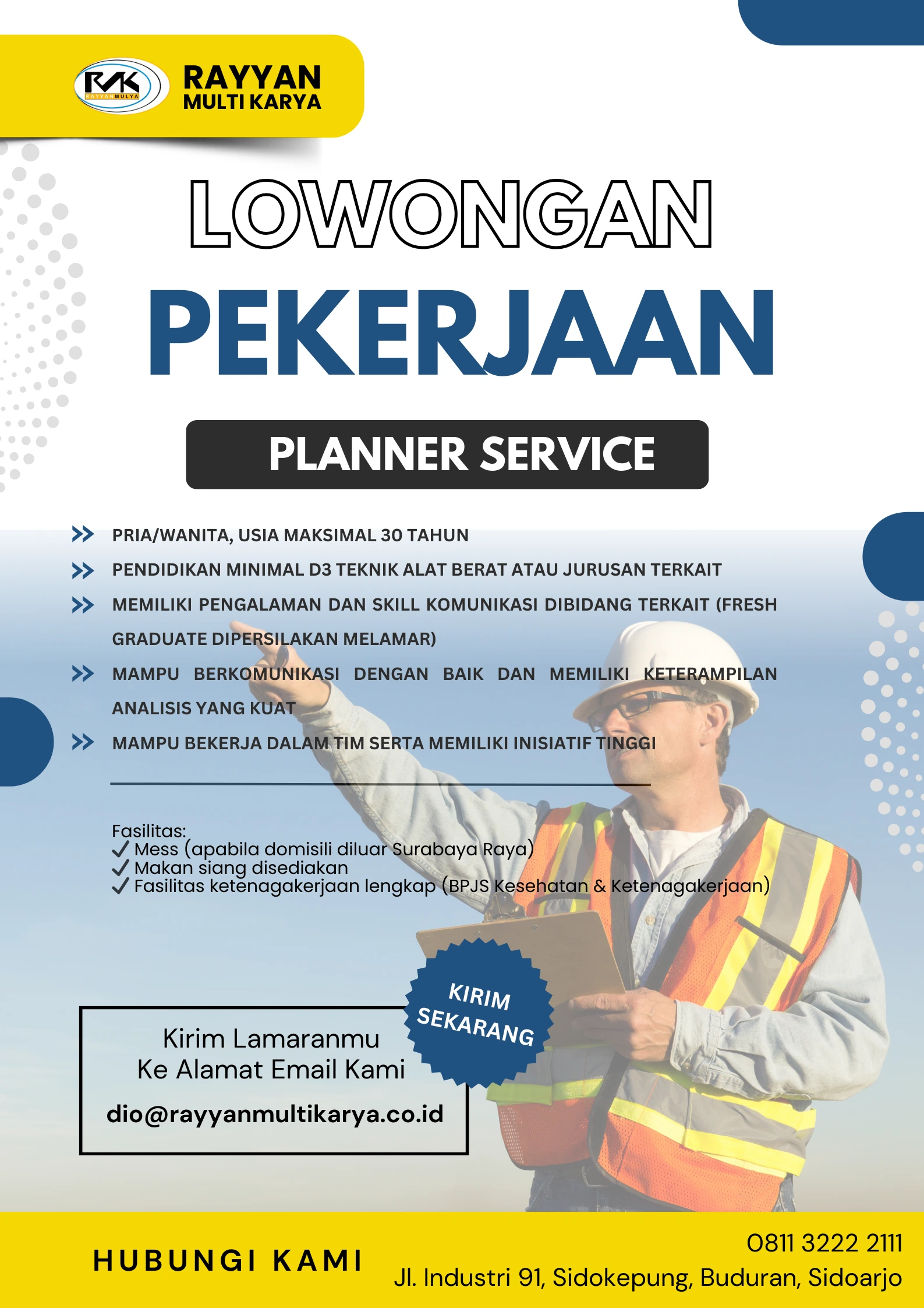 Career - PT Rayyan Multi Karya